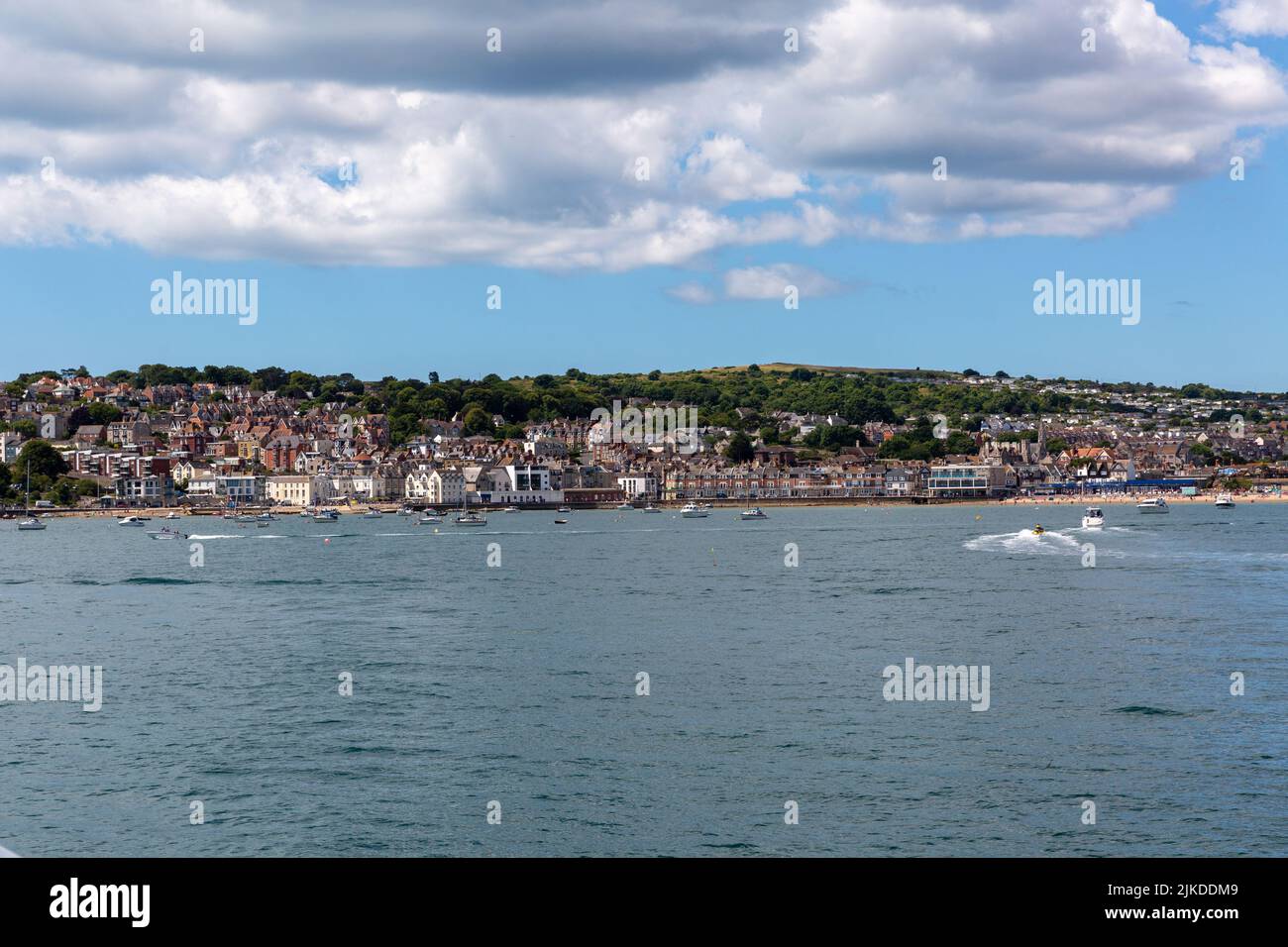 Ferry boat from Poole to Swanage, Dorset UK Stock Photo - Alamy