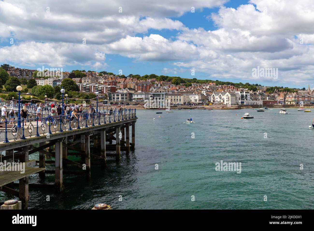 Ferry boat from Poole to Swanage, Dorset UK Stock Photo - Alamy