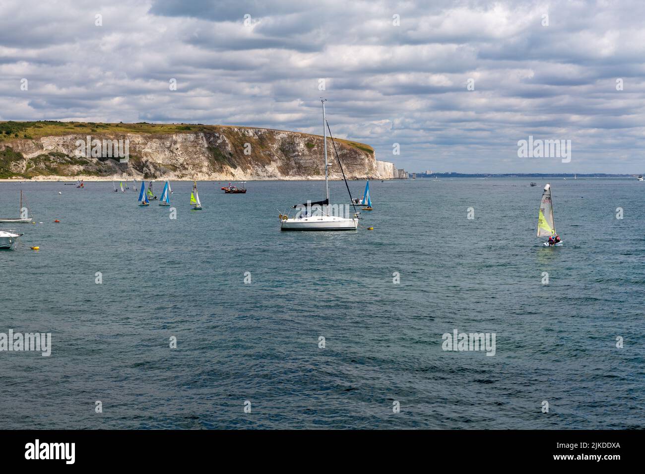 Ferry boat from Poole to Swanage, Dorset UK Stock Photo - Alamy