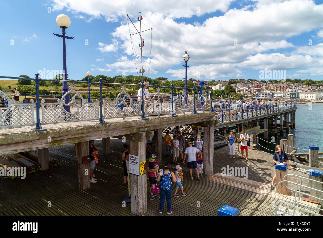 Ferry boat from Poole to Swanage, Dorset UK Stock Photo - Alamy