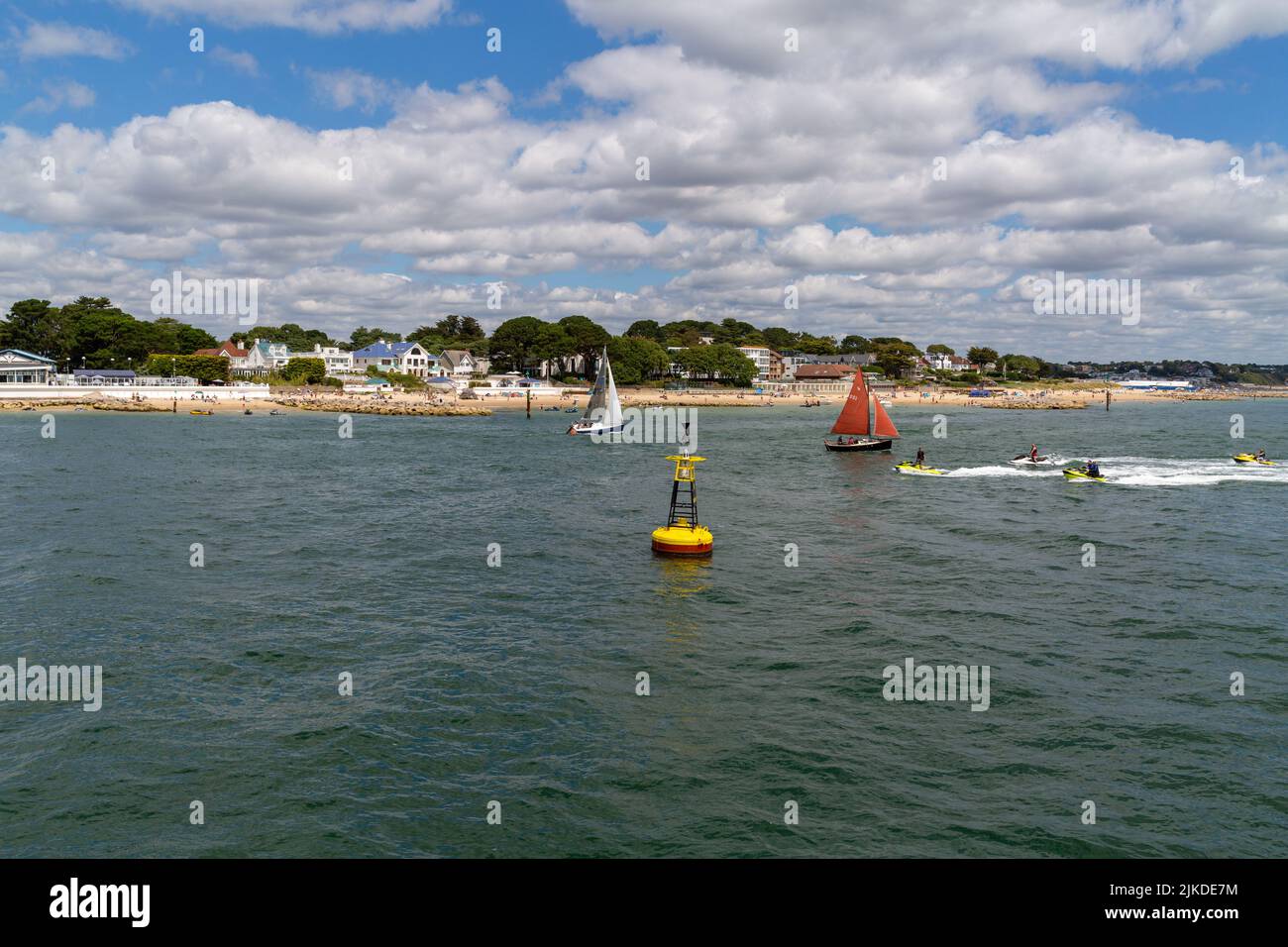 Ferry boat from Poole to Swanage, Dorset UK Stock Photo - Alamy