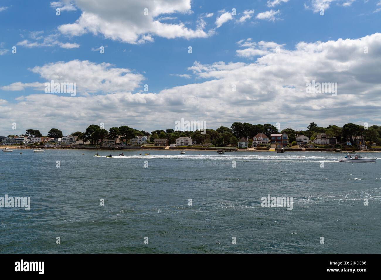 Ferry boat from Poole to Swanage, Dorset UK Stock Photo - Alamy