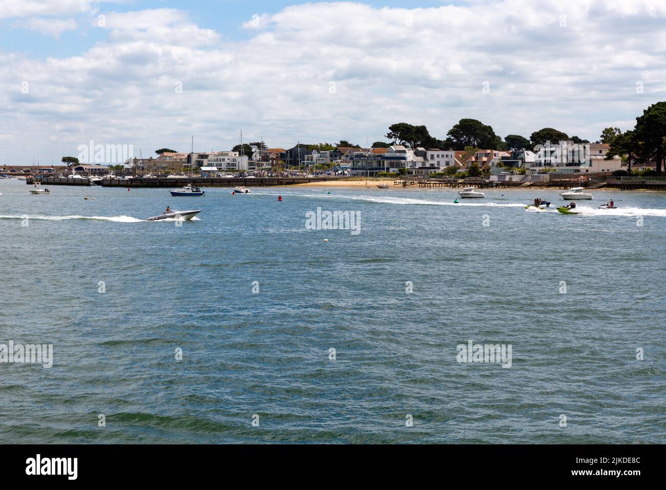 Ferry boat from Poole to Swanage, Dorset UK Stock Photo - Alamy