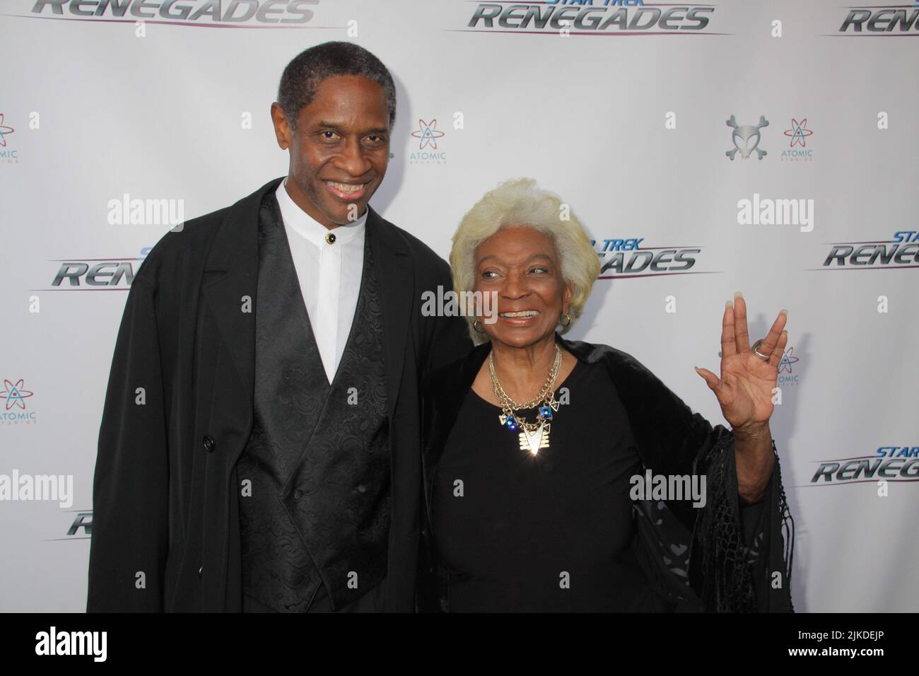 Los Angeles, USA. 01st Aug, 2015. Tim Russ, Nichelle Nichols 08/01/2015 ...