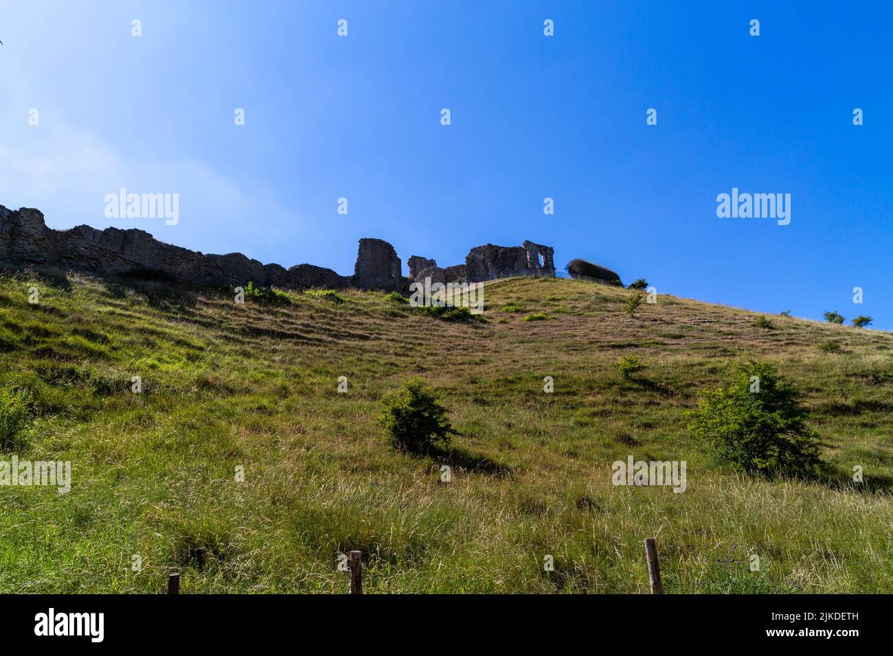Corfe Castle Village, Bournemouth Stock Photo - Alamy