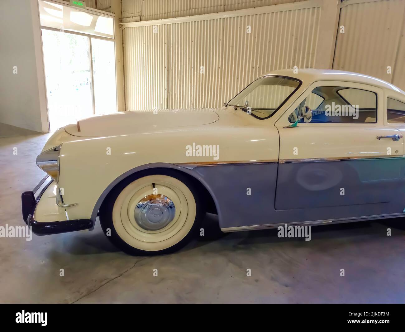 Old coupe INSTITEC Justicialista Gran Sport 1953-1955. Side view ...