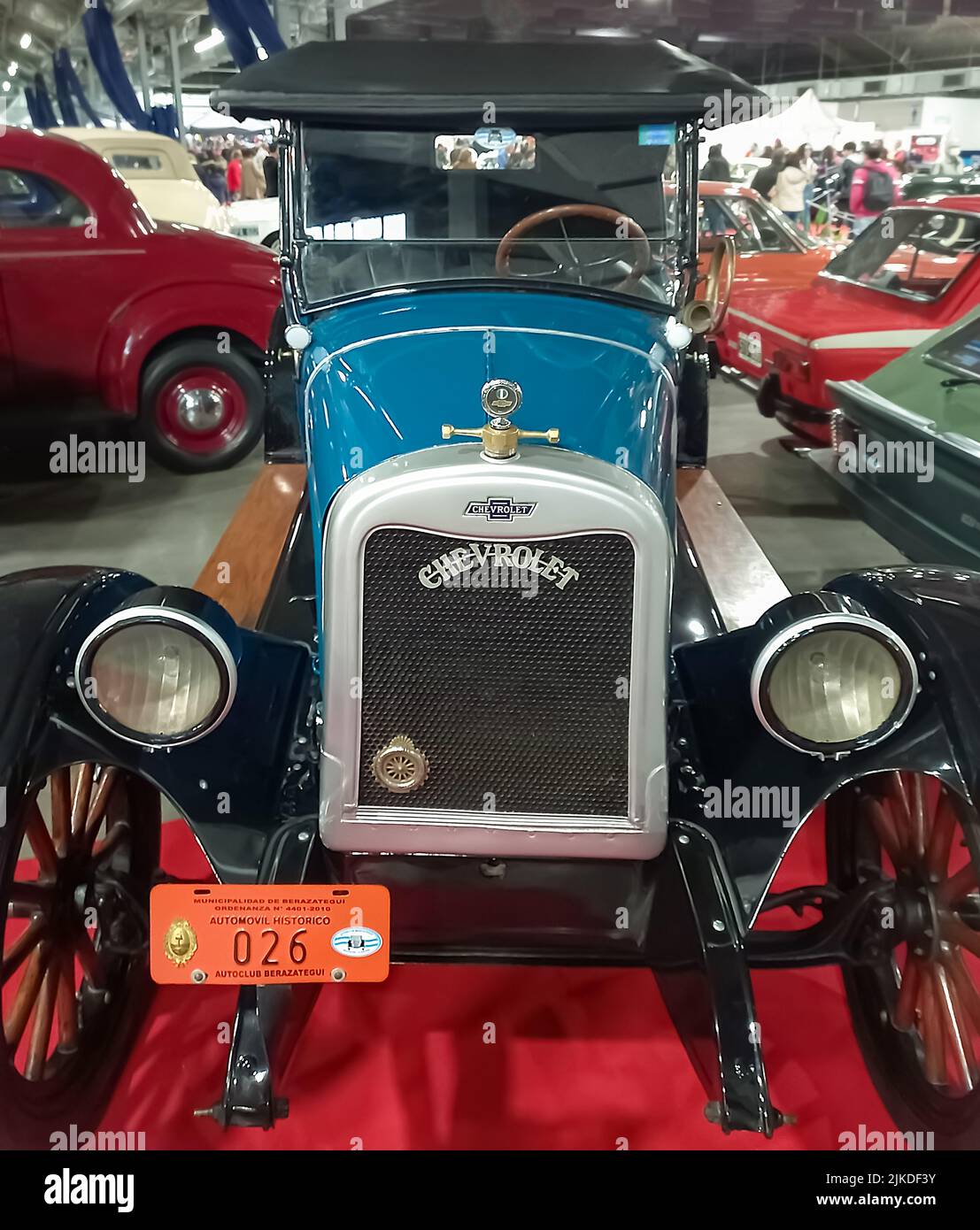 Old blue 1925 Chevrolet Chevy Superior Series K open double phaeton on ...