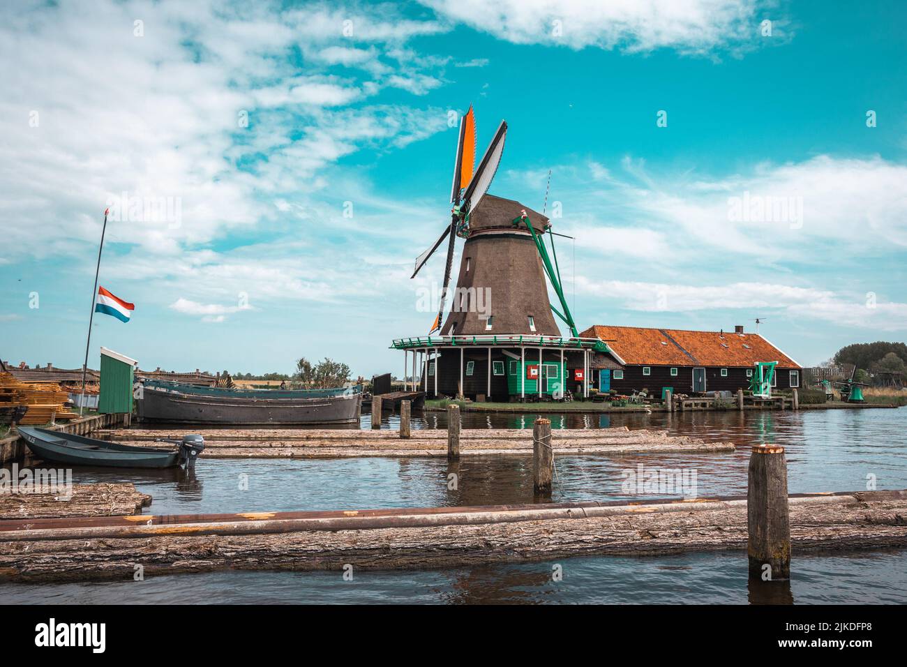 Sawmill in Zaanse Schans windmill museum, Netherlands2 Stock Photo - Alamy