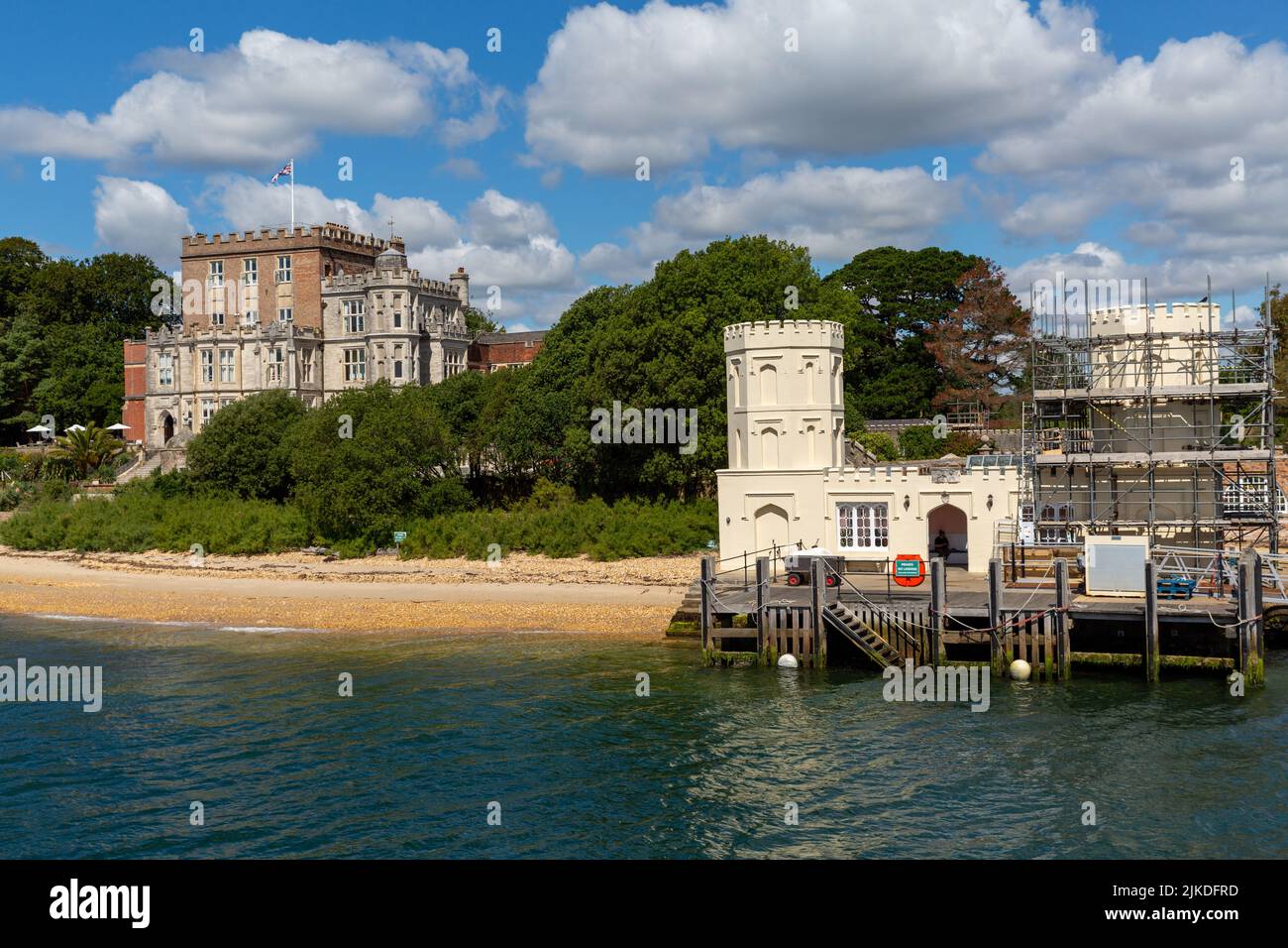 Ferry boat from Poole to Swanage, Dorset UK Stock Photo - Alamy