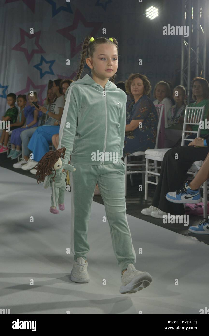 Special show of V2SD Russian brand sportswear of the Olympic champion ...