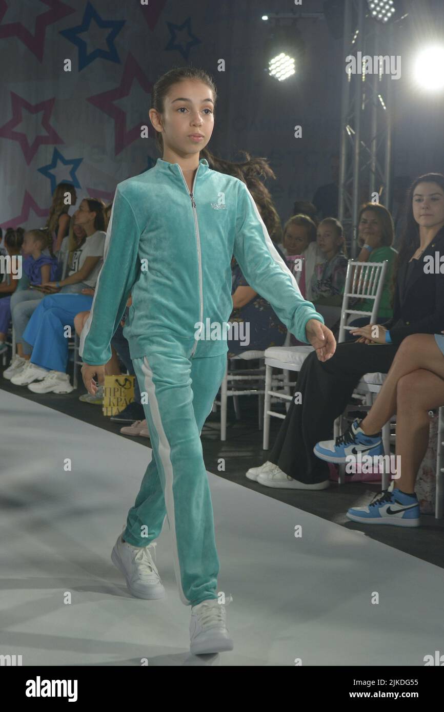 Special show of V2SD Russian brand sportswear of the Olympic champion ...