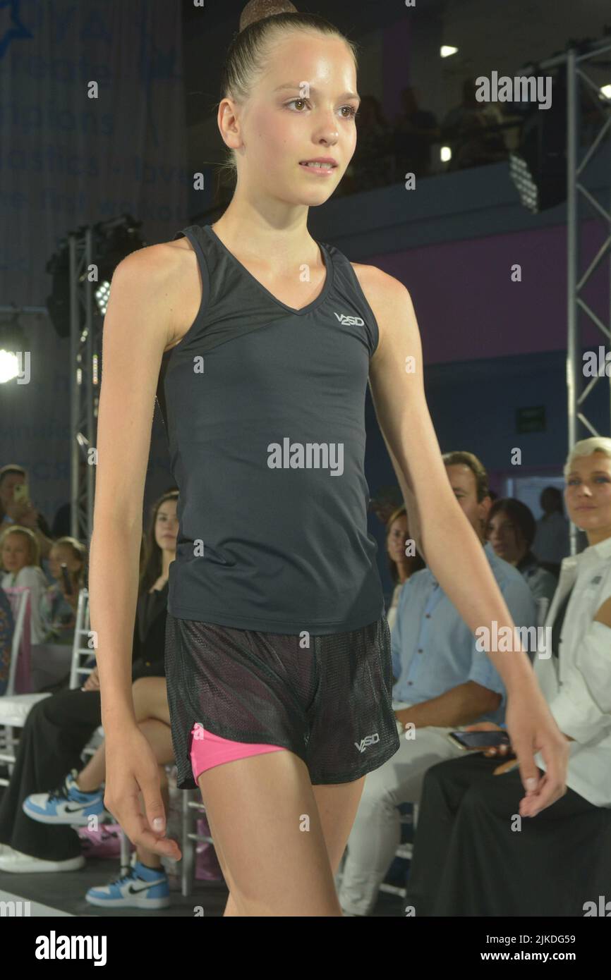 Special show of V2SD Russian brand sportswear of the Olympic champion ...