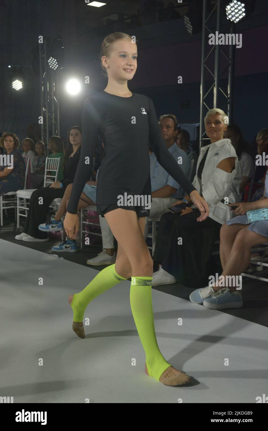 Special show of V2SD Russian brand sportswear of the Olympic champion ...