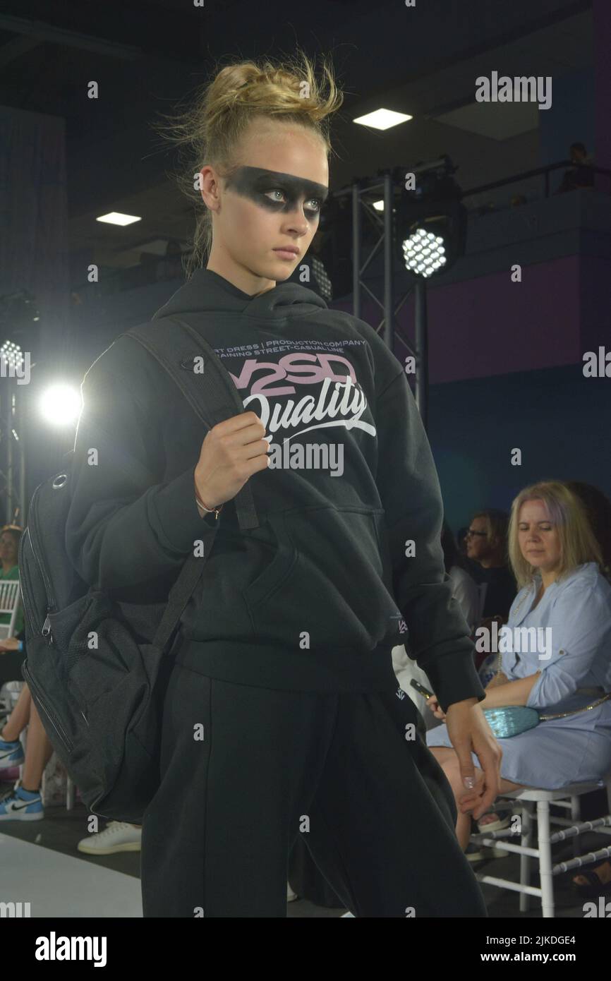 Special show of V2SD Russian brand sportswear of the Olympic champion ...