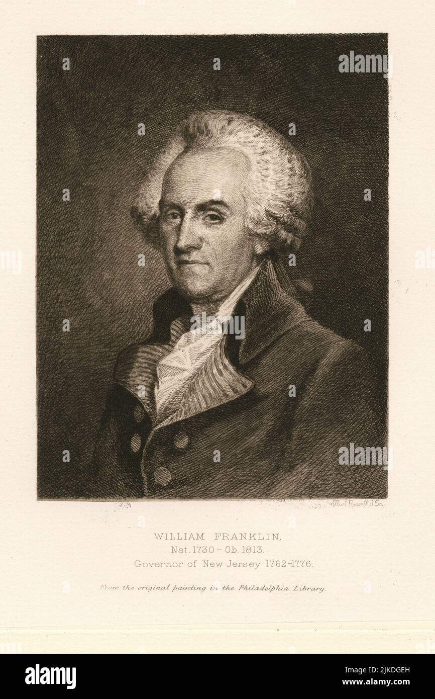 William franklin new jersey governor hi-res stock photography and ...