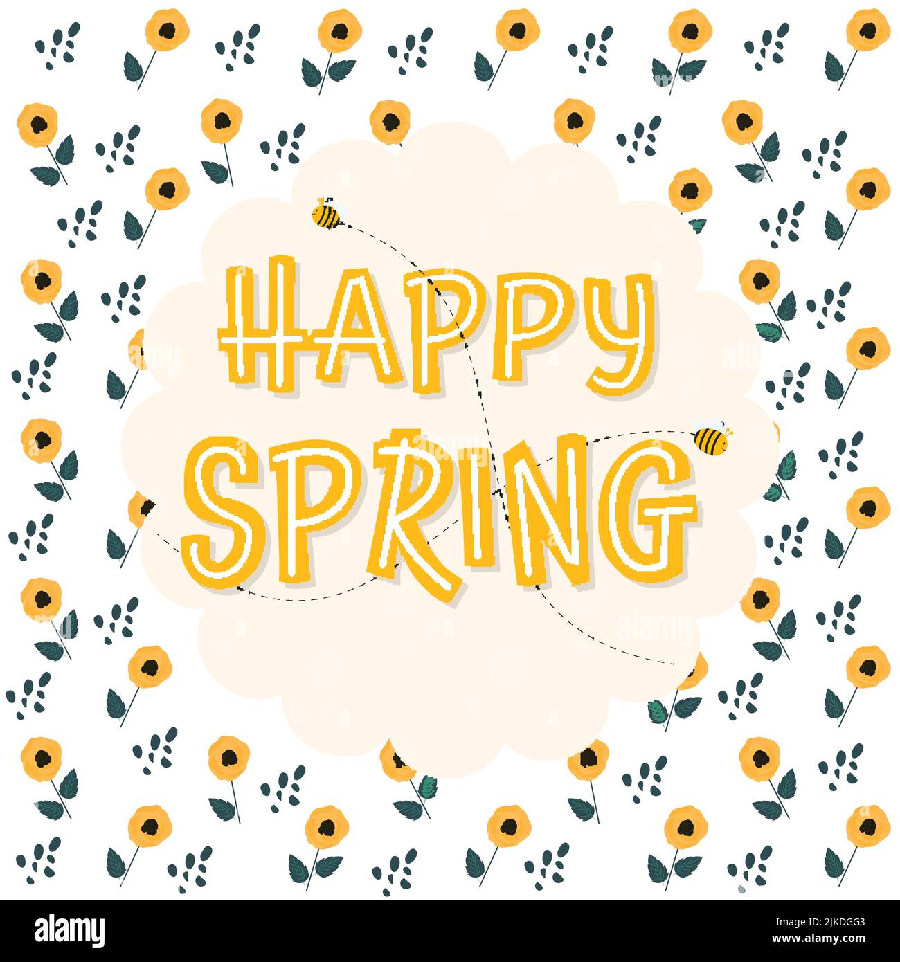 Insect on bloom Stock Vector Images - Alamy