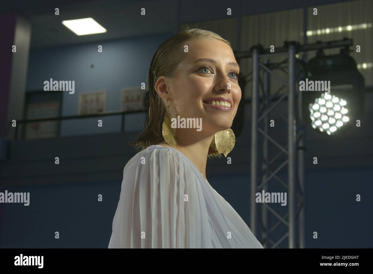 Special show of V2SD Russian brand sportswear of the Olympic champion ...