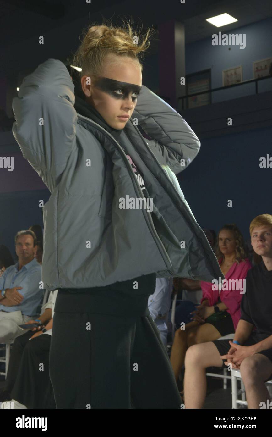 Special show of V2SD Russian brand sportswear of the Olympic champion ...