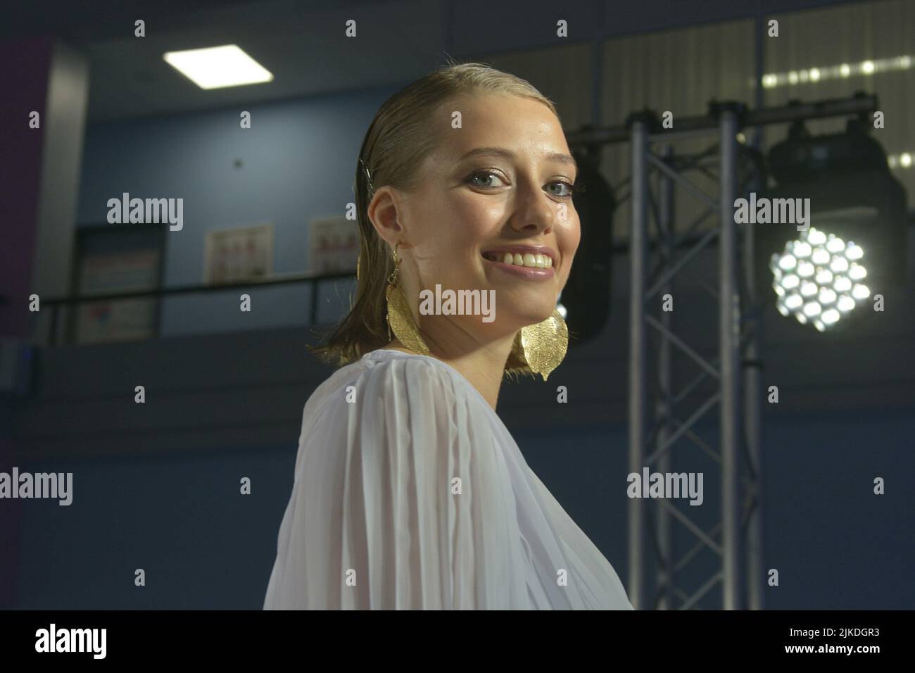 Special show of V2SD Russian brand sportswear of the Olympic champion ...
