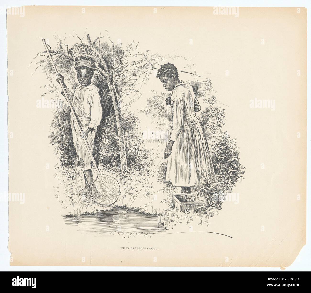 When crabbing's good. Phillips, Jay Campbell (1873-) (Artist ...