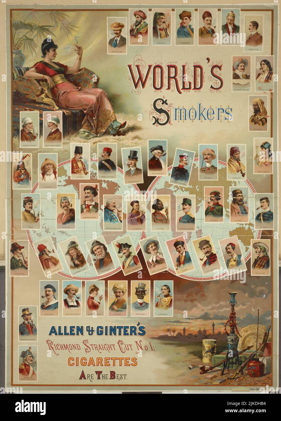 World's smokers. Commercial posters. Date Issued: 1895 - 1917 ...