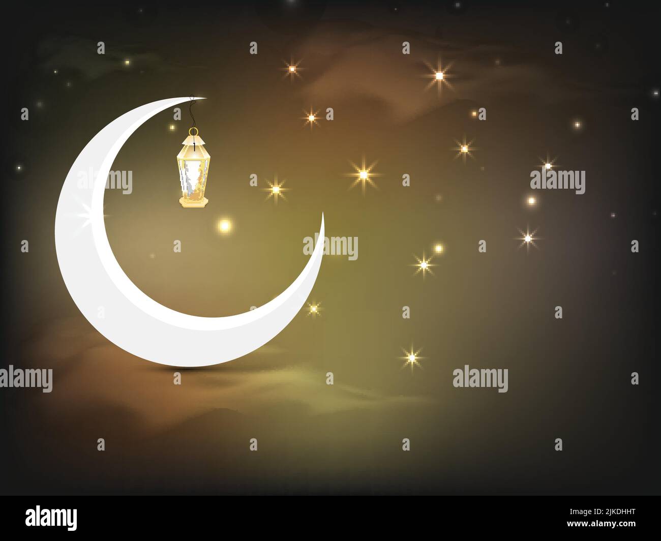 Arabic lights on white background Stock Vector Images - Alamy