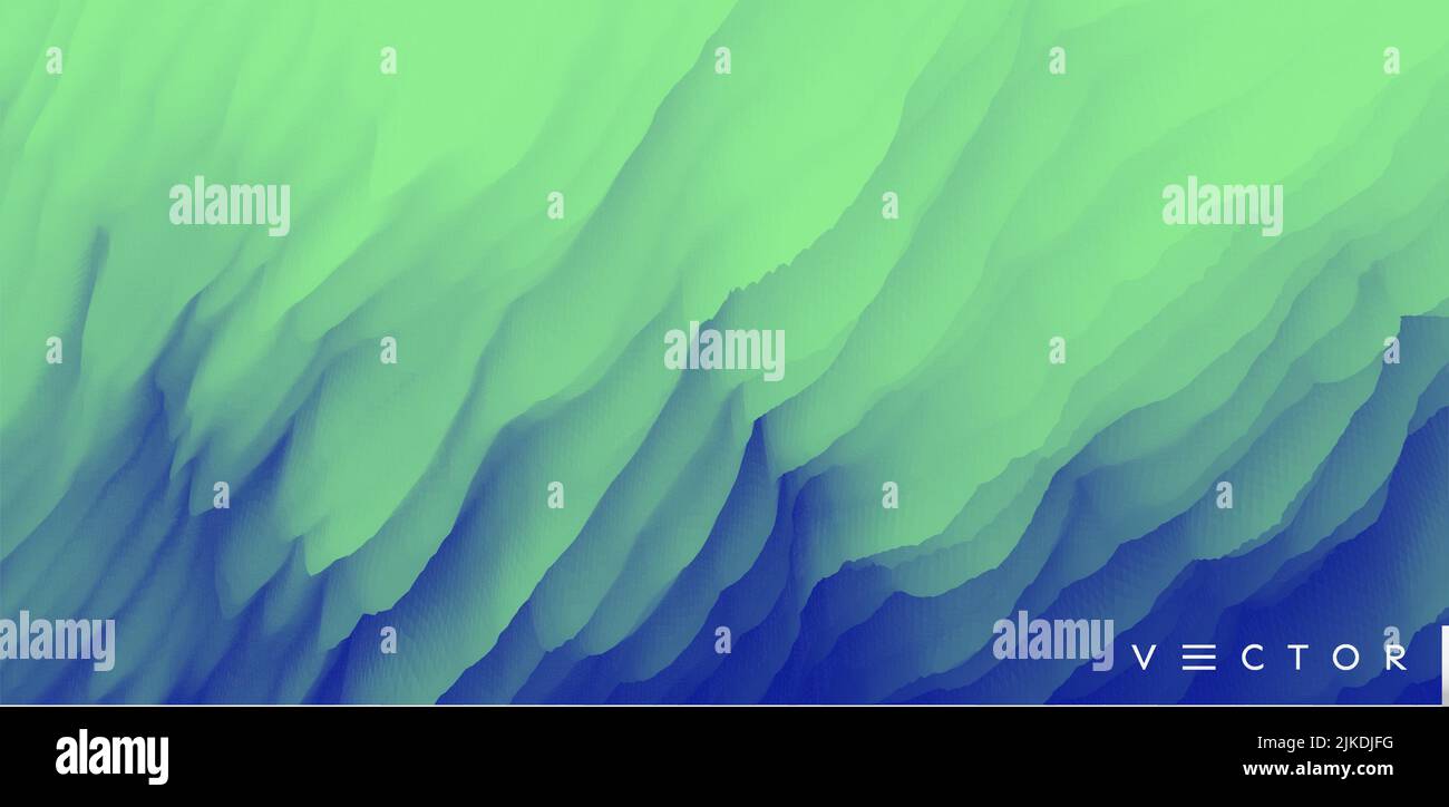 Abstract Background With Dynamic Effect Creative Design Poster With Vibrant Gradients Vector