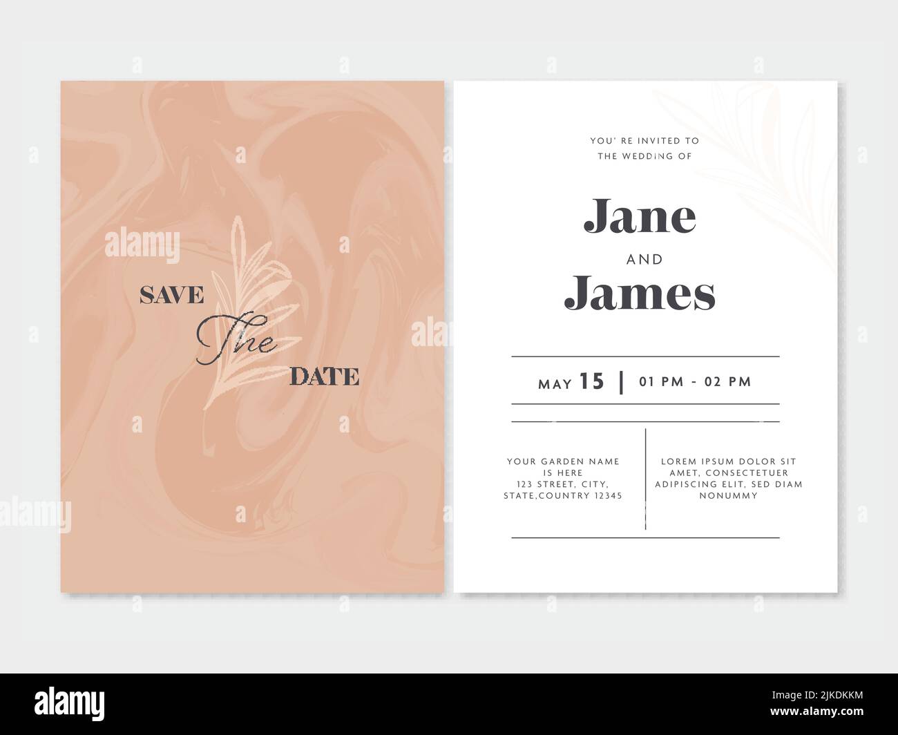 Reception details Stock Vector Images - Alamy
