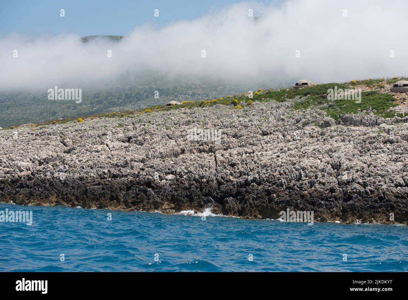 Westernmost tip of Albania, Peninsula of Karaburun, within the ...