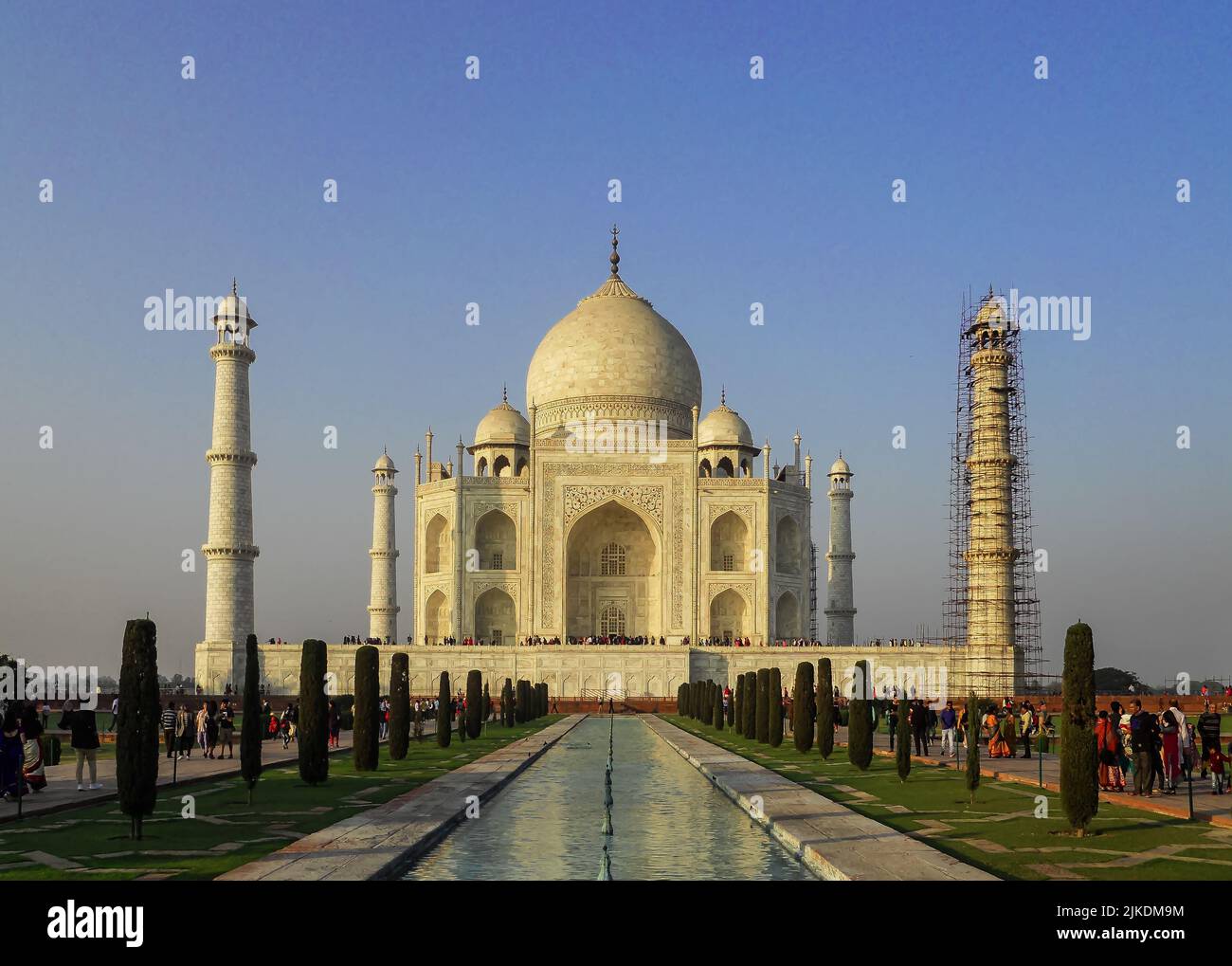 The Taj Mahal, built by the Mughal emperor Shah Jahan in the memory of ...
