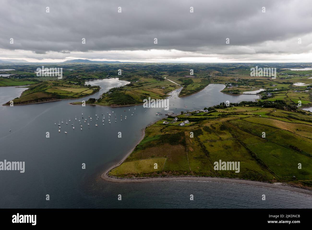 Clare island ireland aerial hi-res stock photography and images - Alamy