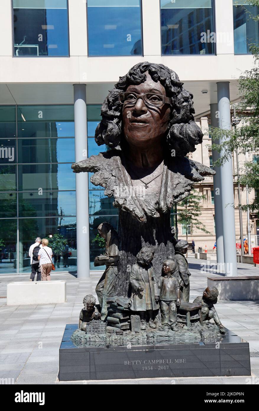 Statute of Betty (Rachel Elizabeth) Campbell, headmistress. 1934-2017 ...