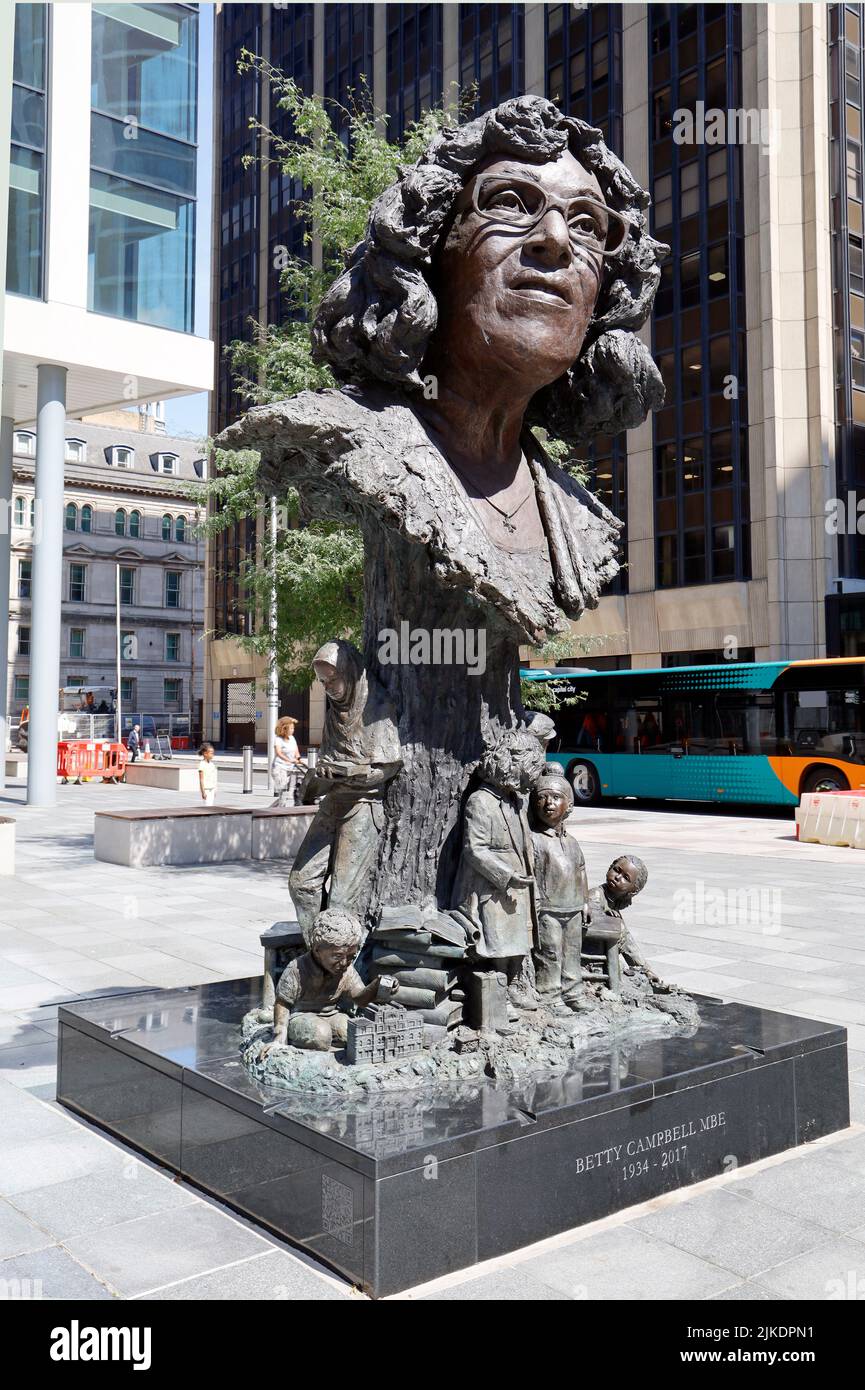 Statute of Betty (Rachel Elizabeth) Campbell, headmistress. 1934-2017 ...