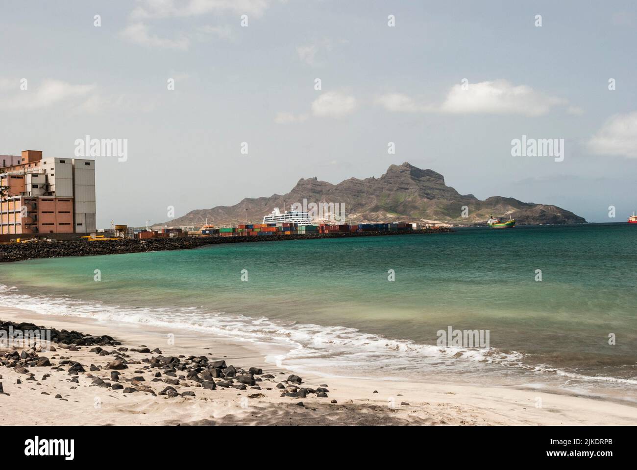 Mindelo Bay. Mindelo, St. Vincent Island (São Vicente), Cape Verde ...