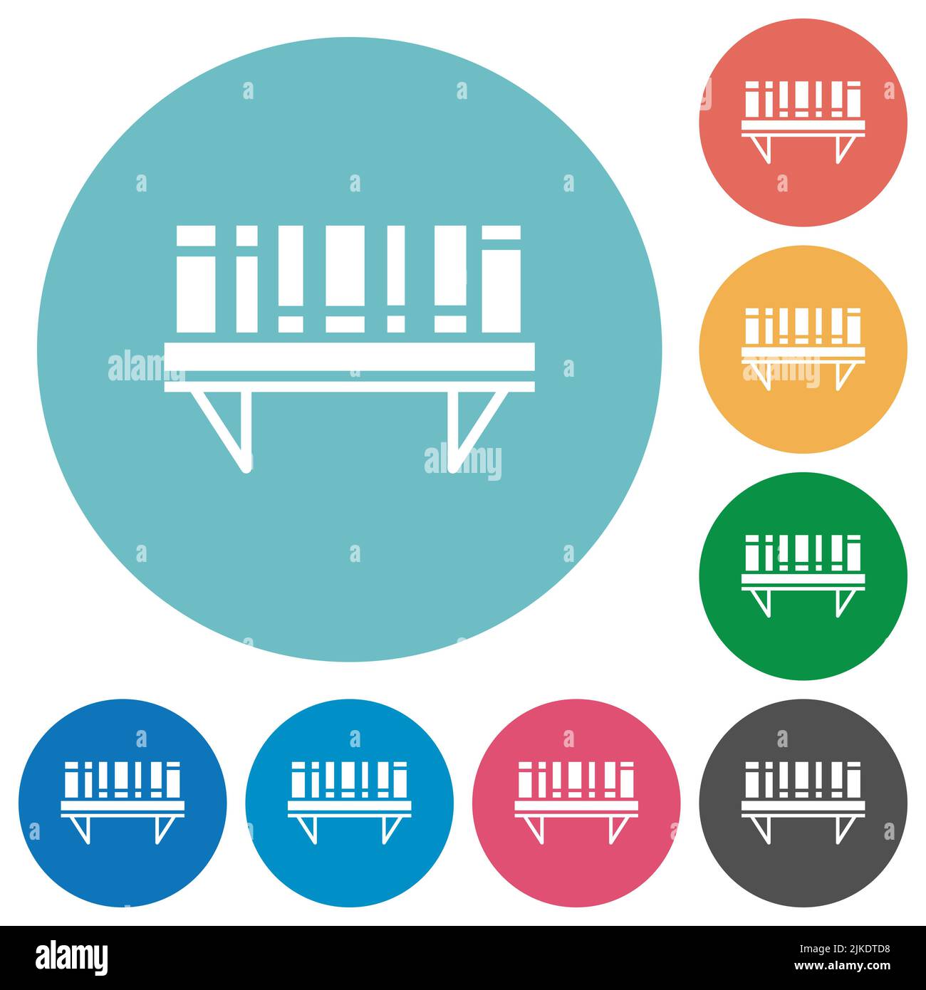 Bookshelf dictionaries Stock Vector Images - Alamy