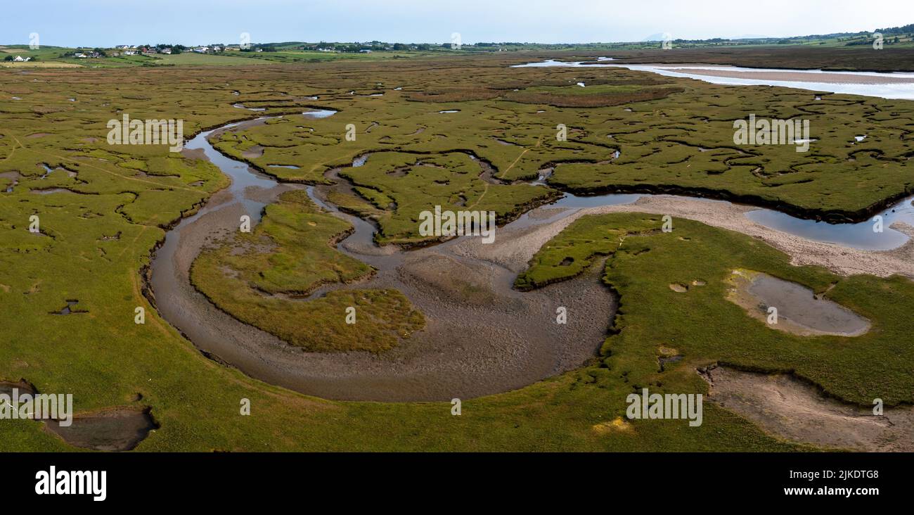 A view of the creeks and pools and rivers of the Carrowmore Lacken ...