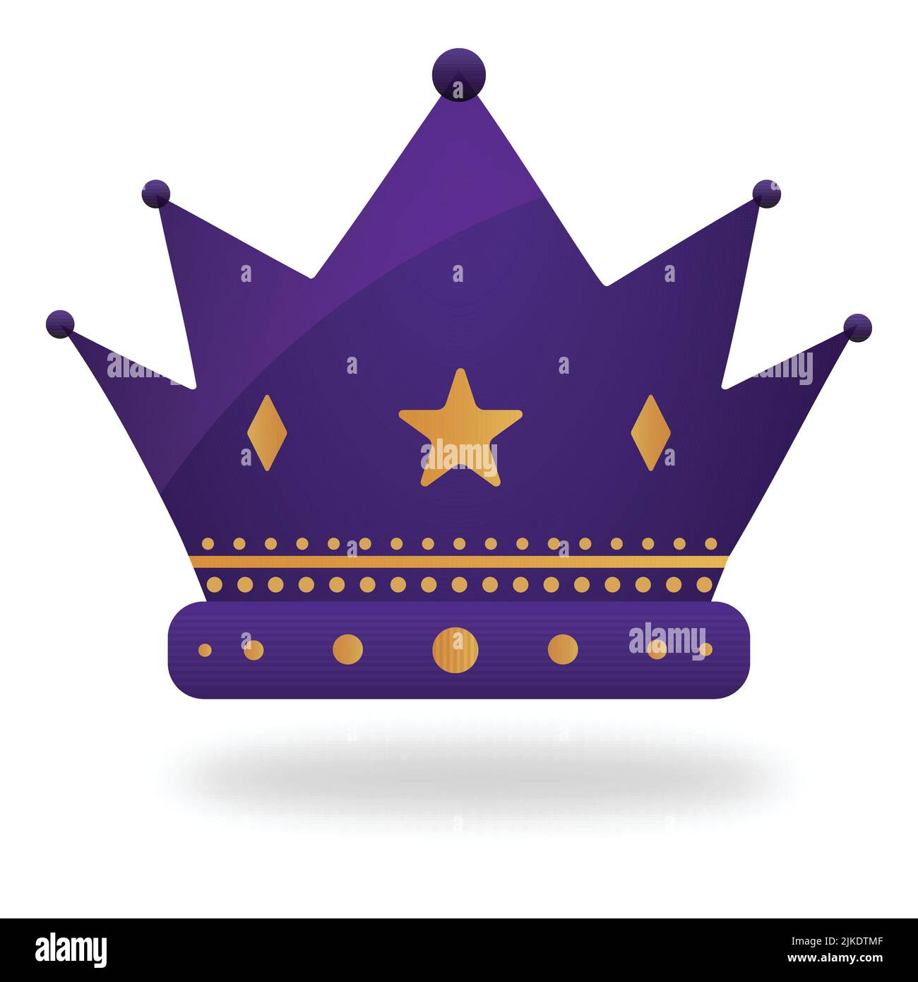 Isolated Crown Element On White Background Stock Vector Image & Art - Alamy