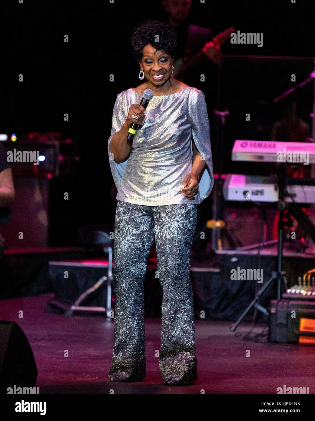 July 30, 2022, Nashville, Indiana, USA: Gladys Knight performs at the ...