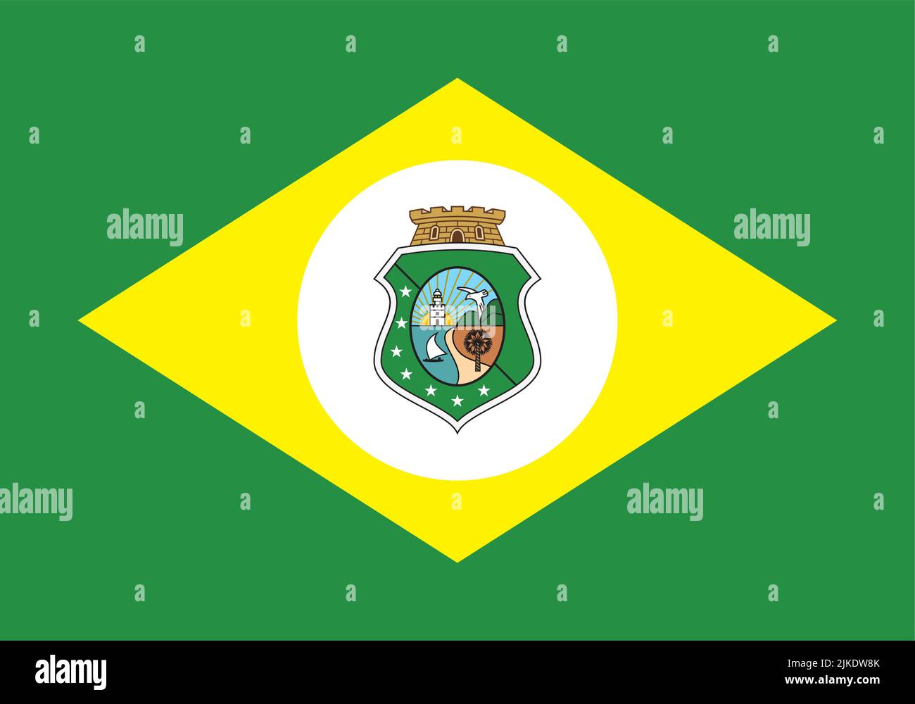 Ceara flag Stock Vector Images - Alamy
