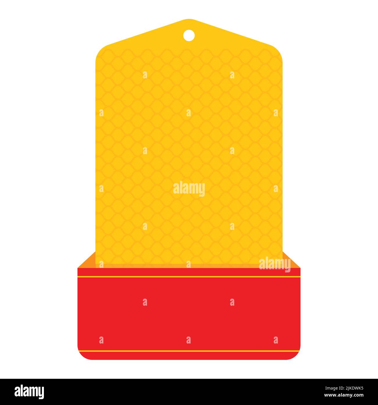 Blank paper tag in Stock Vector Images - Alamy