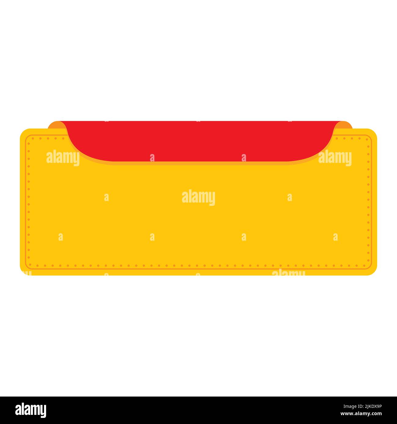 Blank Paper Envelope Element On White Background Stock Vector Image ...