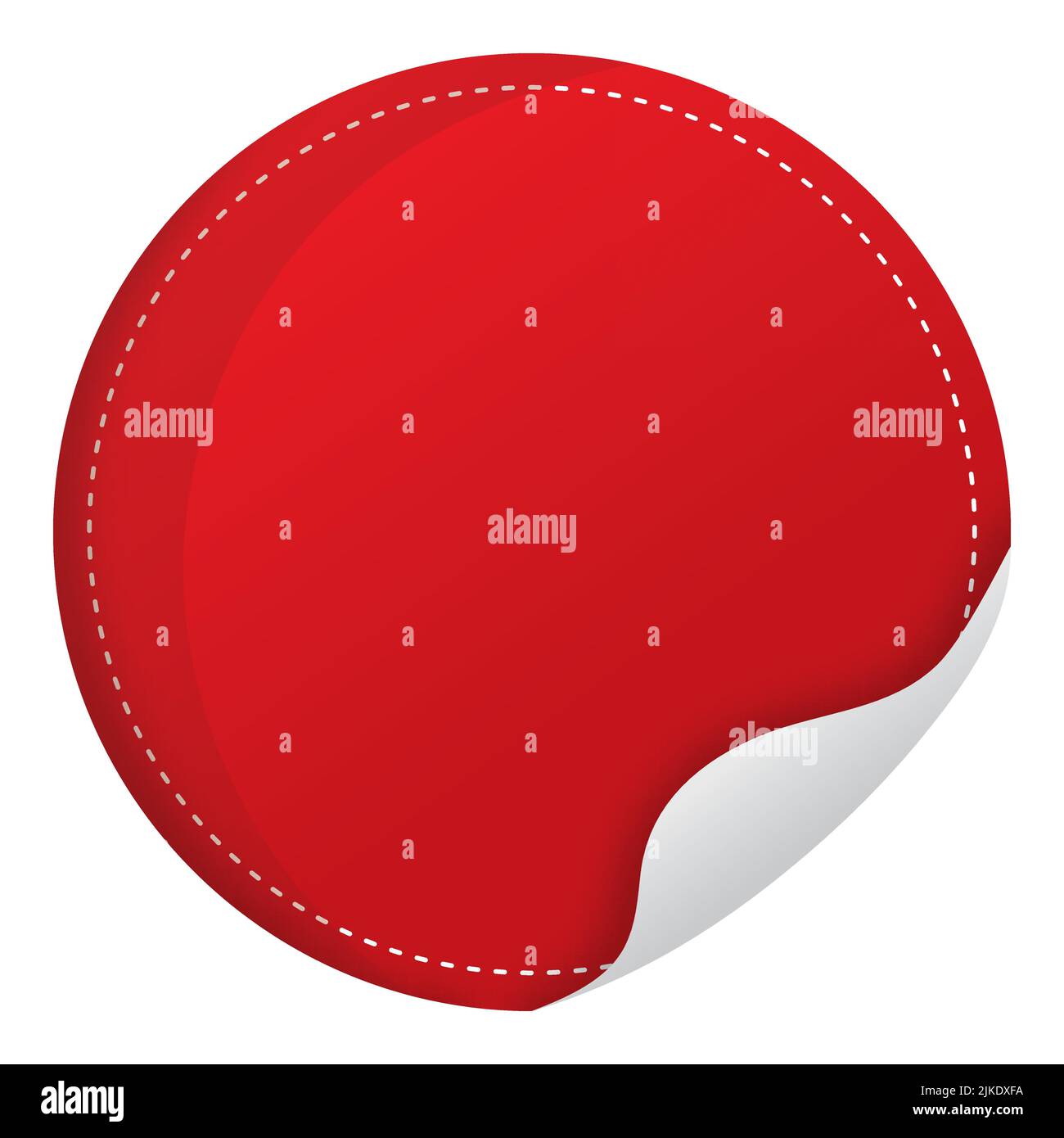 Circle sticker curl Stock Vector Images - Alamy