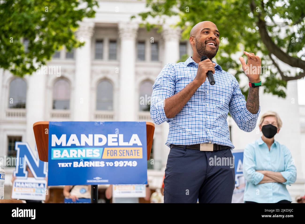 Lieutenant governor mandela barnes hi-res stock photography and images ...