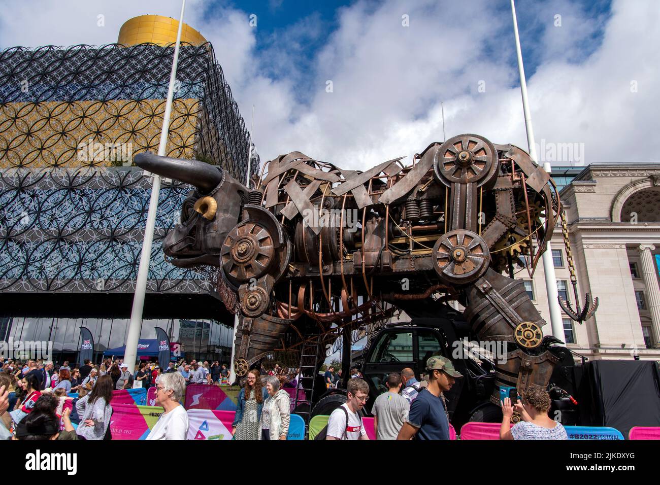 10 mtr high Mechanical Bull, the centrepiece of Commonwealth Games 2022 ...