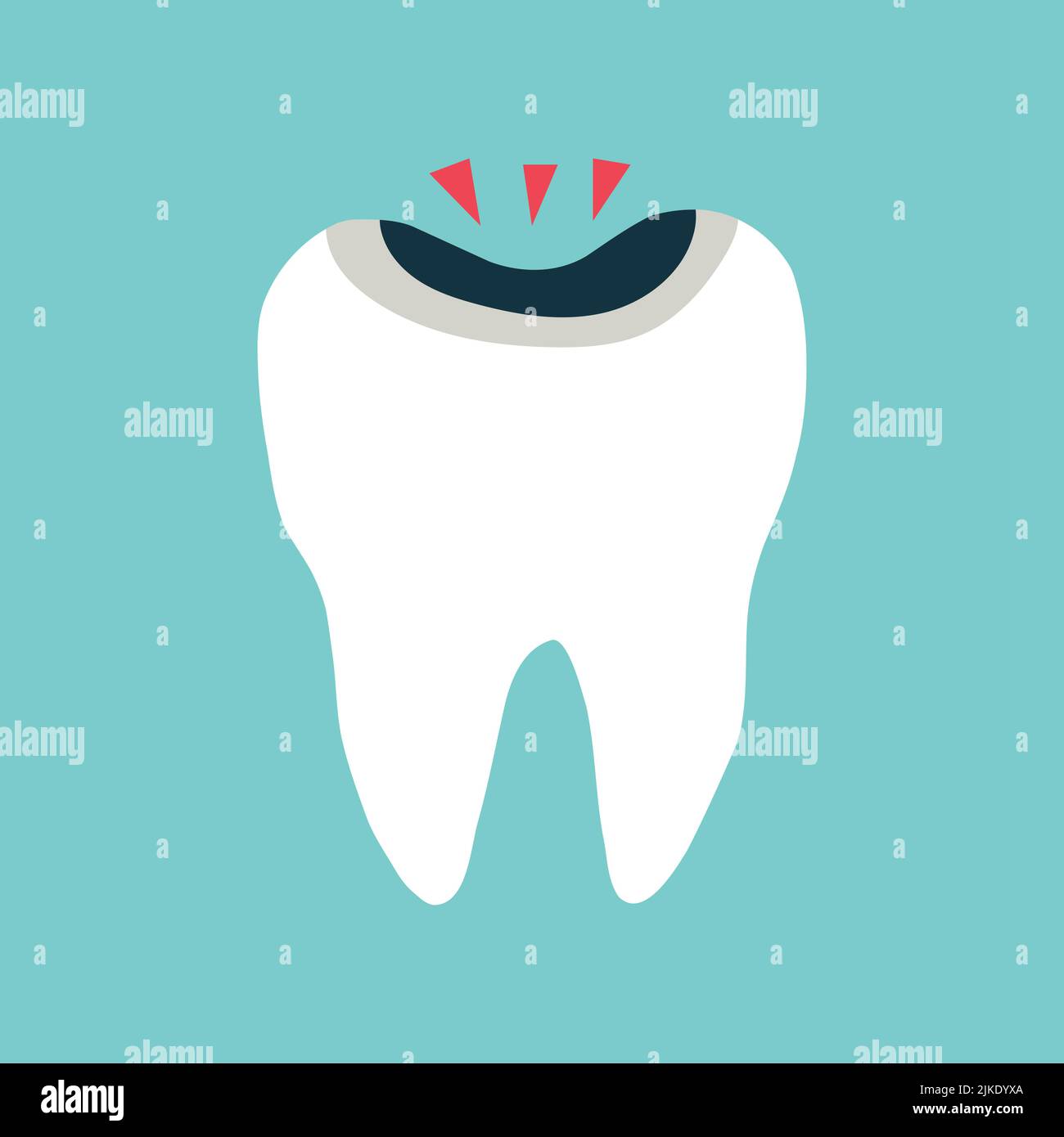 Tooth spot Stock Vector Images - Alamy