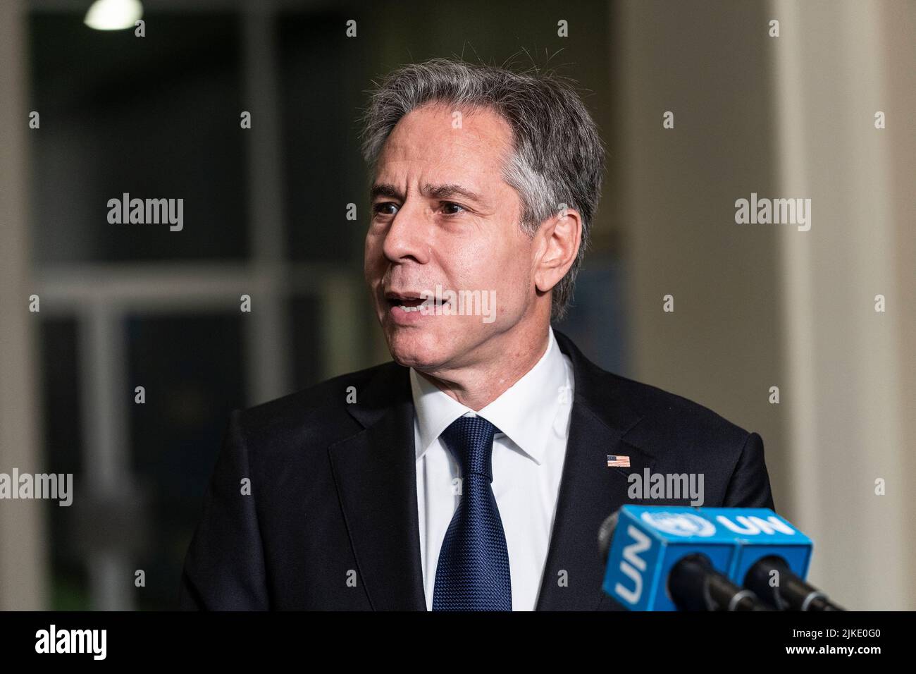 New York, United States. 01st Aug, 2022. Secretary of State Antony ...