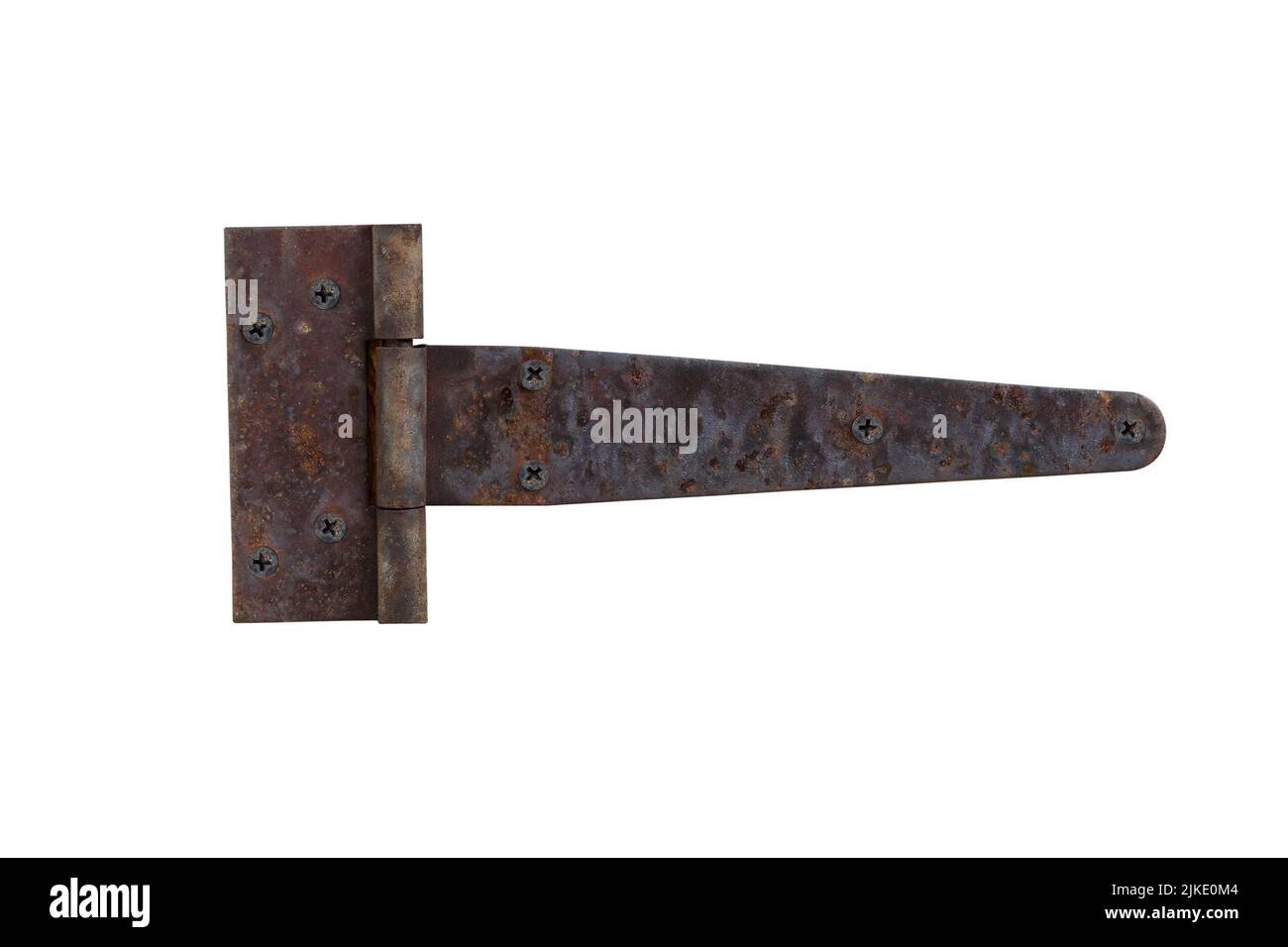 rusty metal door hinge. Door hinge isolated on white background Stock ...