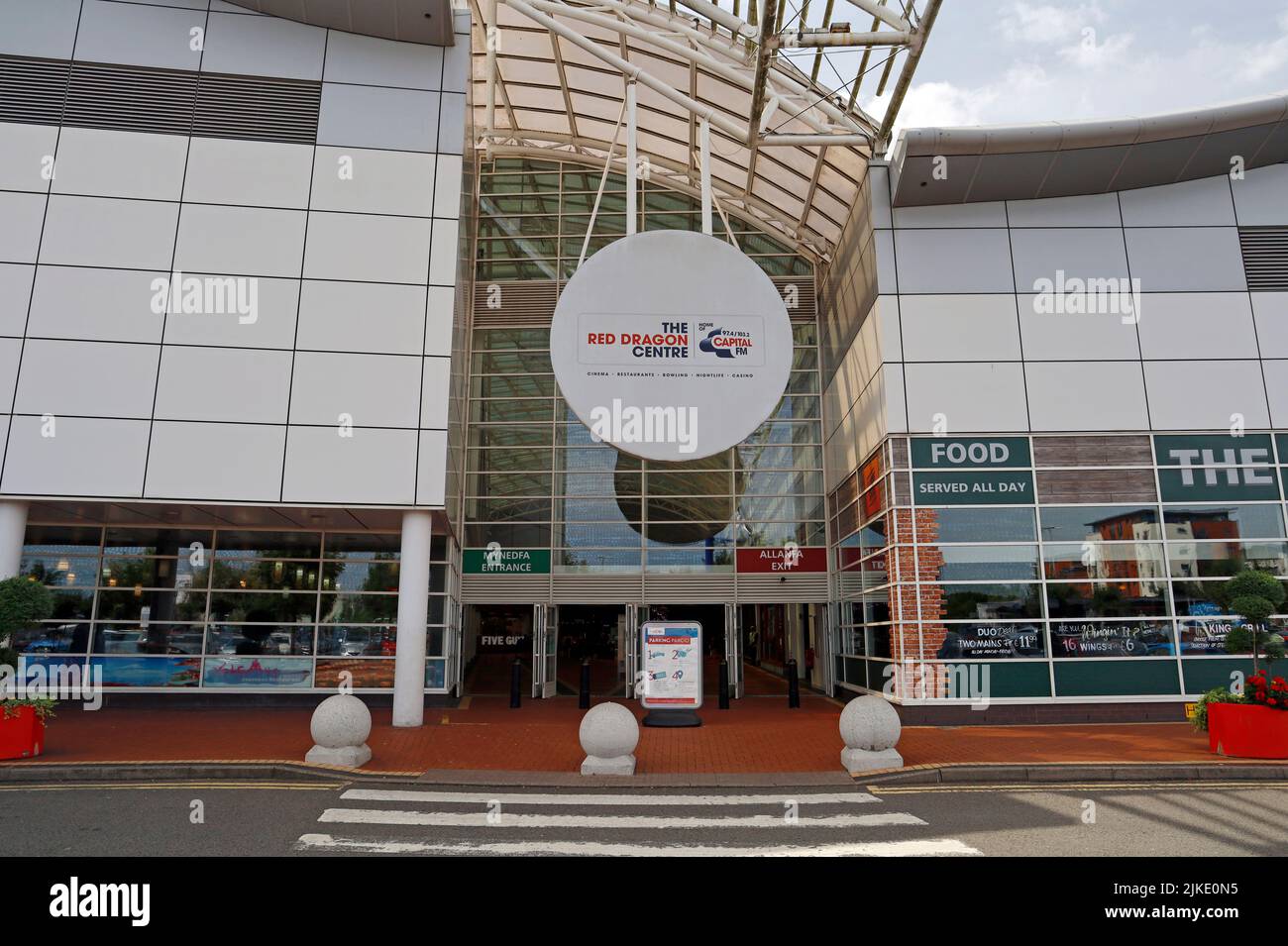 Red Dragon Centre, Cardiff Bay taken August 2022 Stock Photo - Alamy