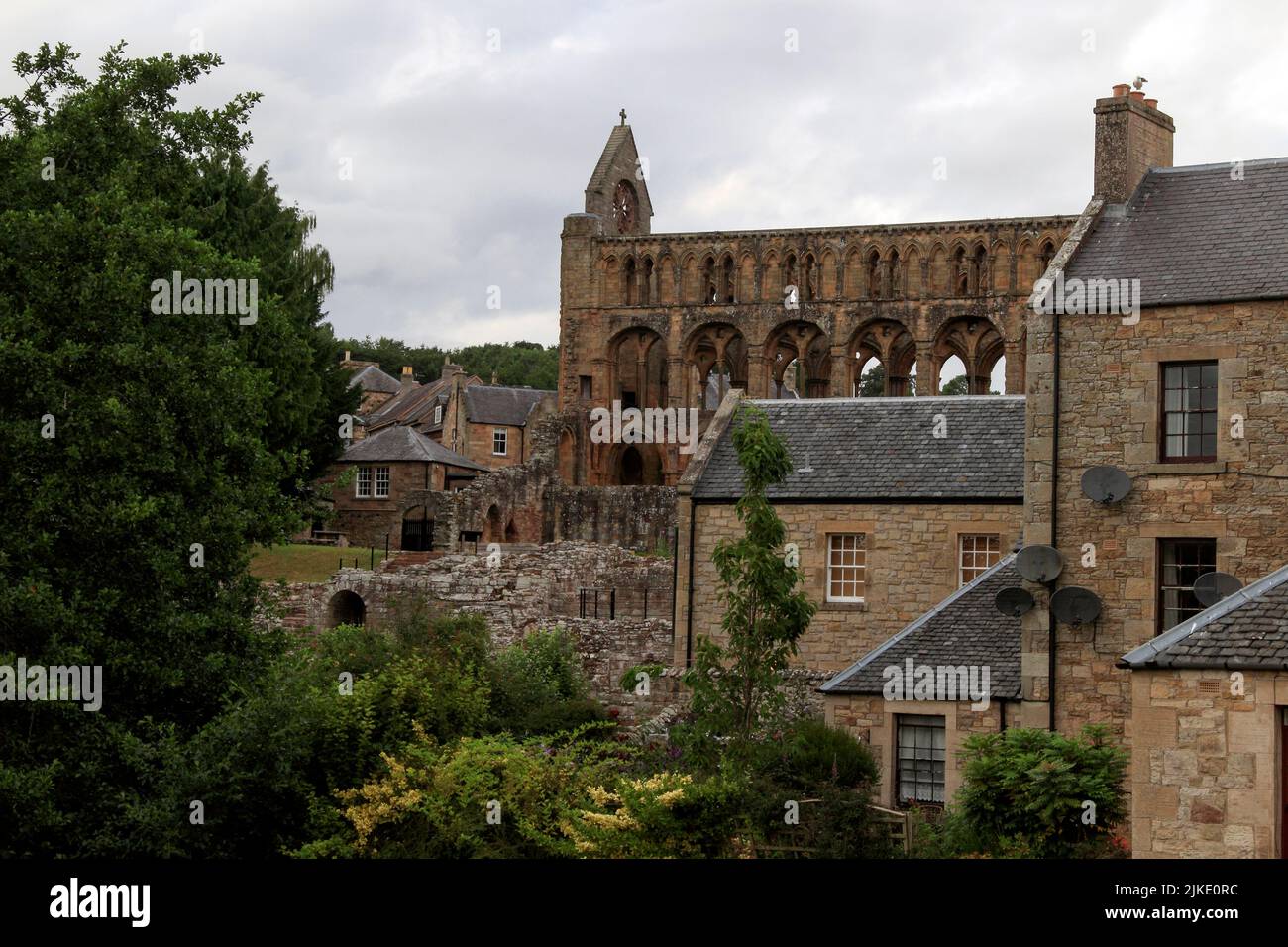 Ruins of the 12th century augustinian monastery hi-res stock ...