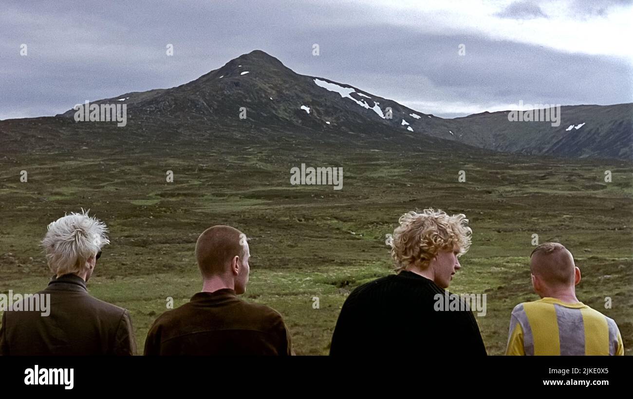 UK. Ewan McGregor, Jonny Lee Miller, Ewen Bremner, and Kevin McKidd in ...